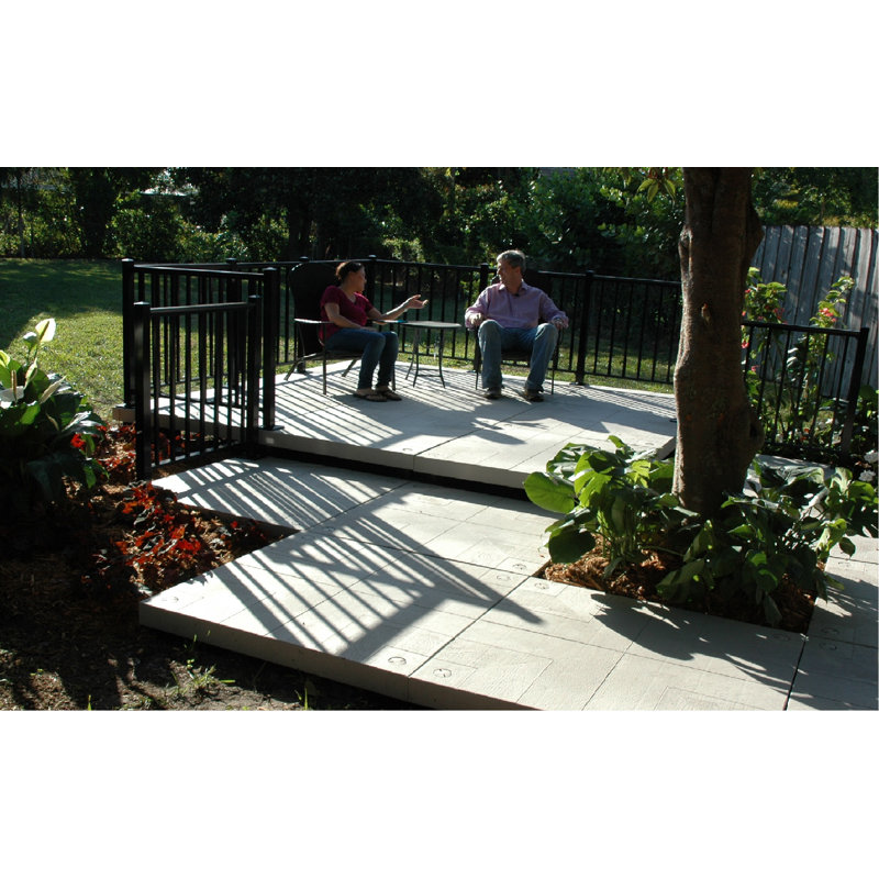 UDECX 120'' x 120'' Composite Patio Deck Tile Starter Kit & Reviews ...