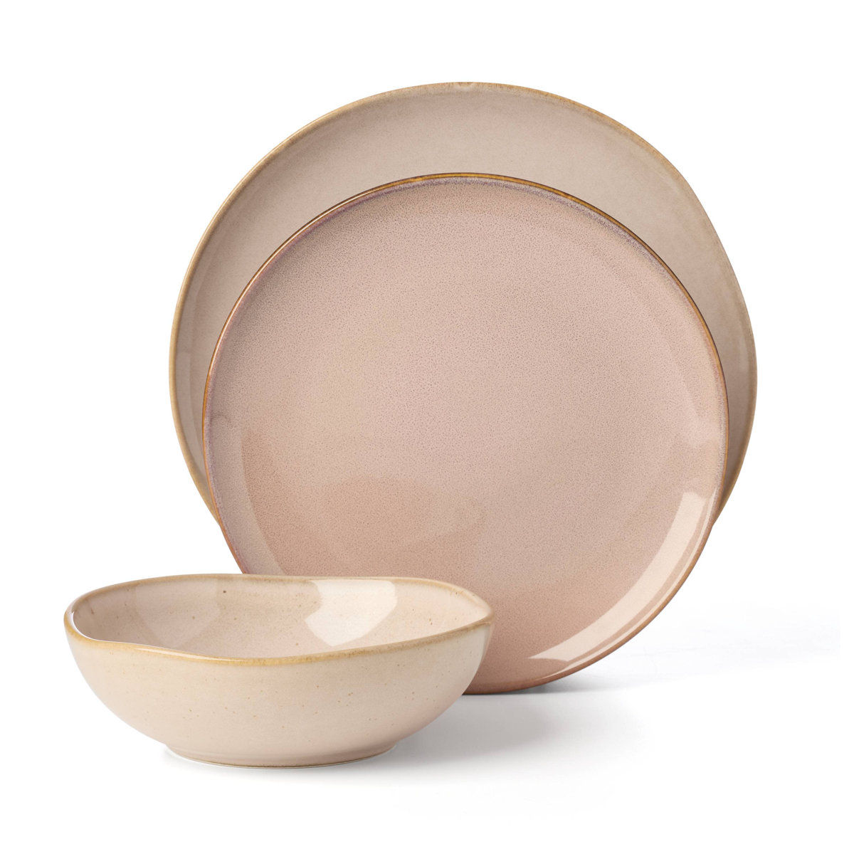 Oneida Organic Shades 12-Piece Dinnerware Set & Reviews | Wayfair