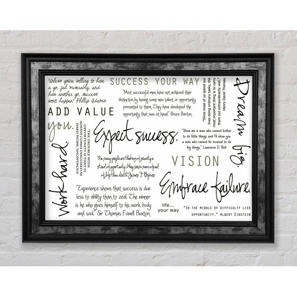 Bright Star Work Hard Dream Big Expect Success - Single Picture Frame ...