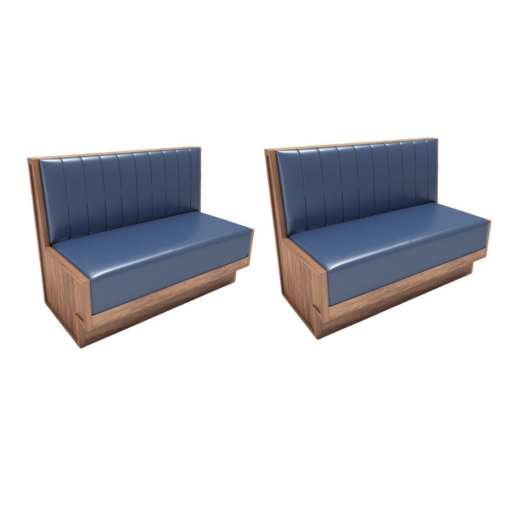 Visual card holder Stylish Restaurant Cafe Upholstered Benches Faux ...