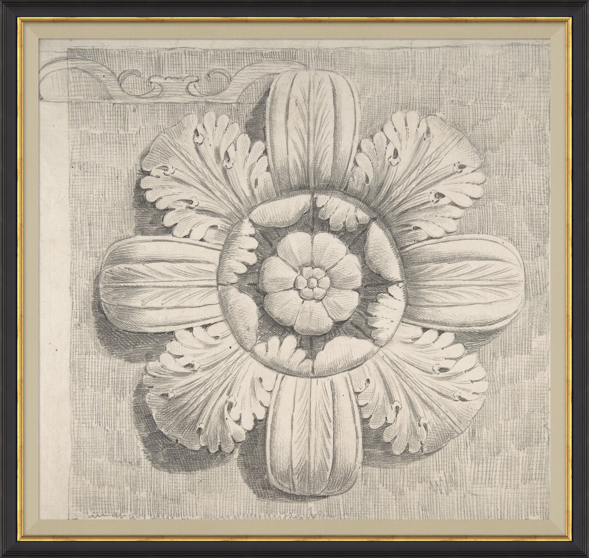 Soicher Marin Freize Detail II - Single Picture Frame Drawing Print ...