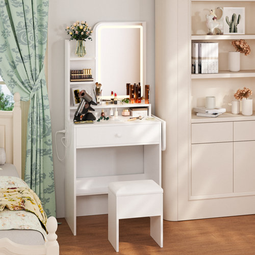 Small Bedroom Vanities You'll Love | Wayfair