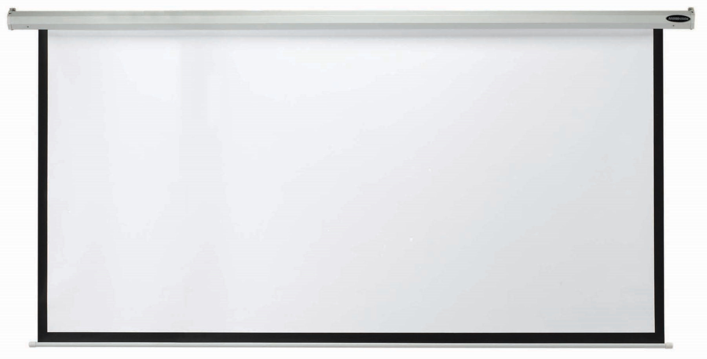 AARCO Écran de projection manuel blanc mat fixé au plafond et ...