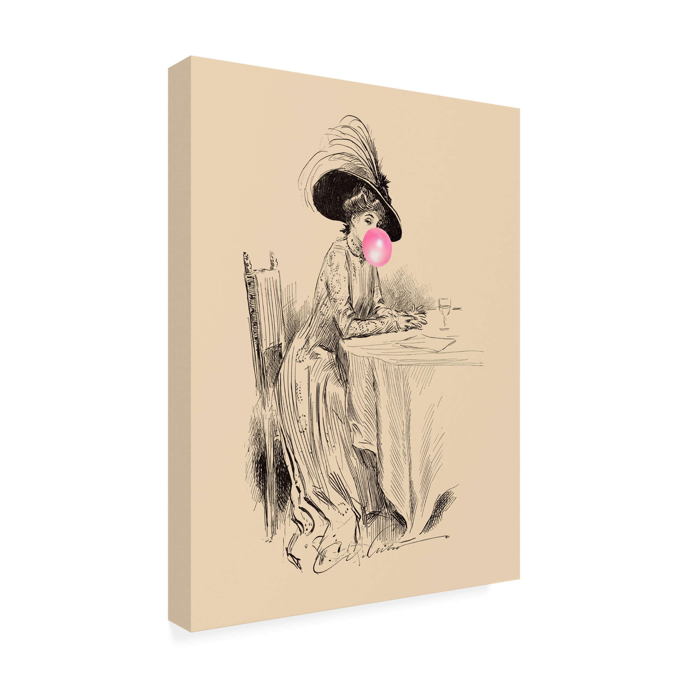 Red Barrel Studio® Alicia Longley Victorian Ladies Misbehaving V Canvas ...
