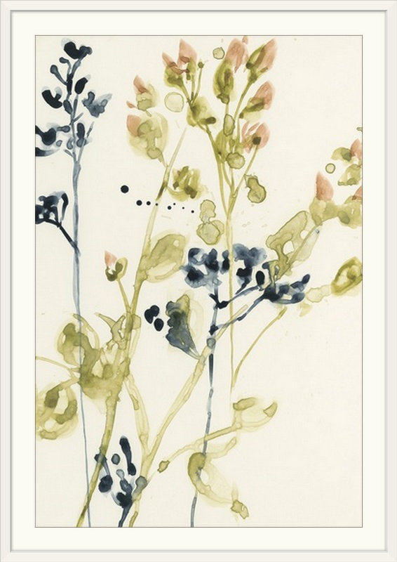 Winston Porter 'Blush Buds I' Jennifer Goldberger Painting Print | Wayfair
