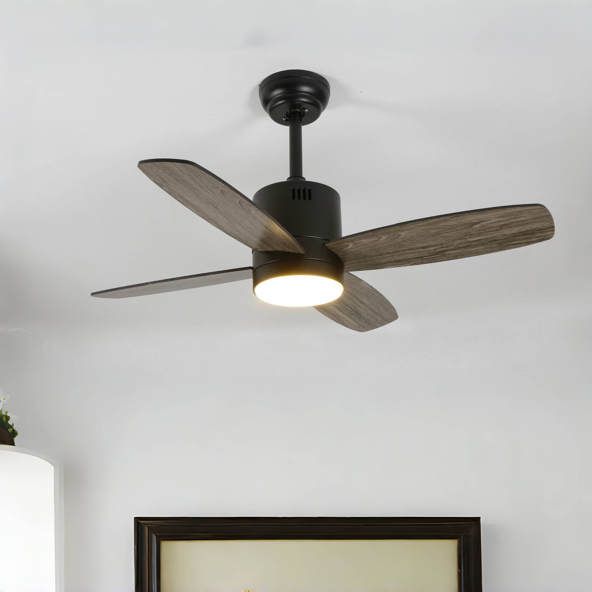 Latitude Run® Breandrea 38" Ceiling Fan with LED Lights & Reviews ...