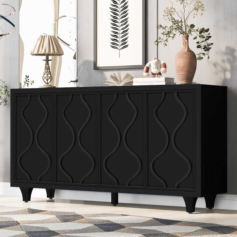 Latitude Run® Stylish Storage Cabinet Sideboard Wooden Cabinet | Wayfair