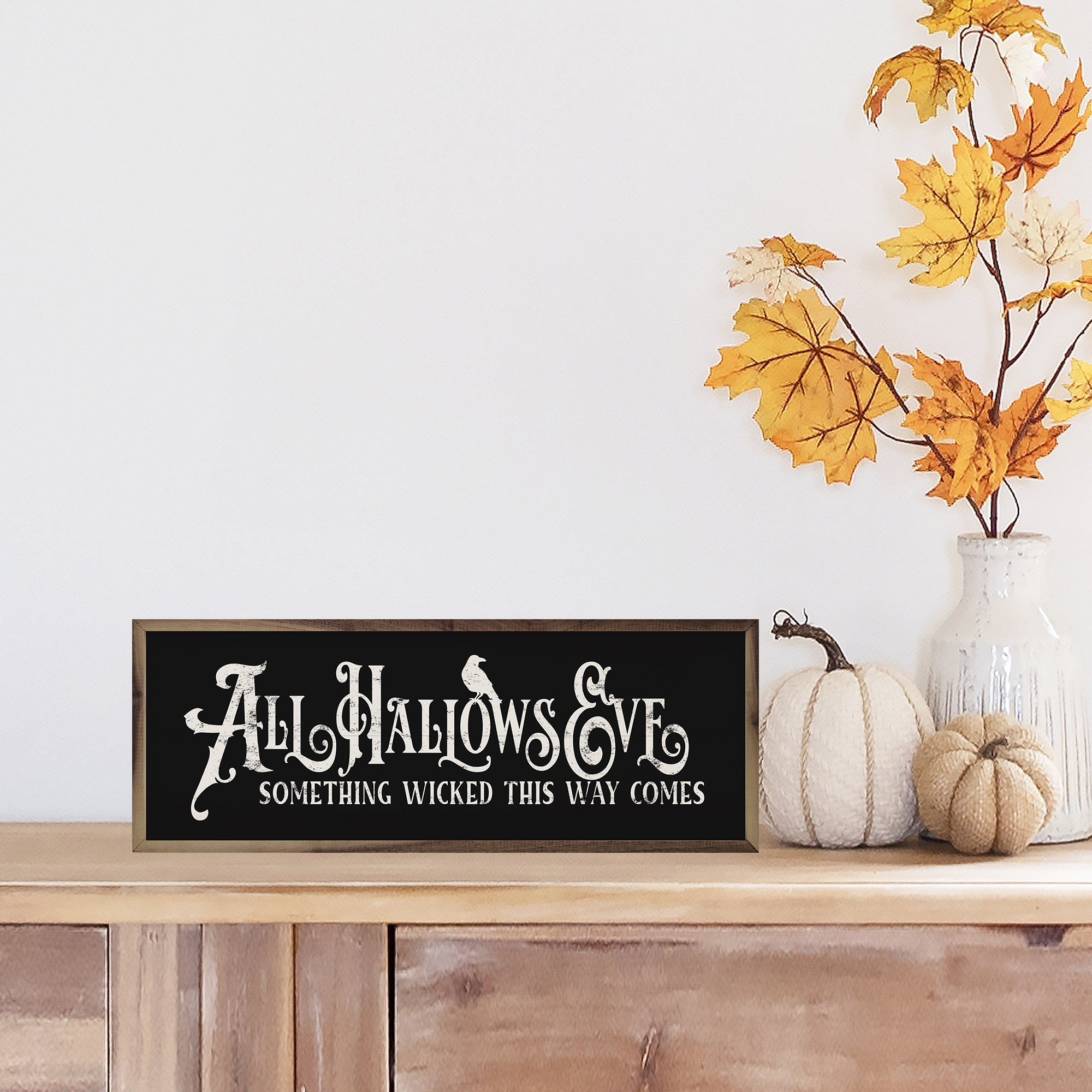 The Holiday Aisle® All Hallows Eve Something Wicked Black | Wayfair