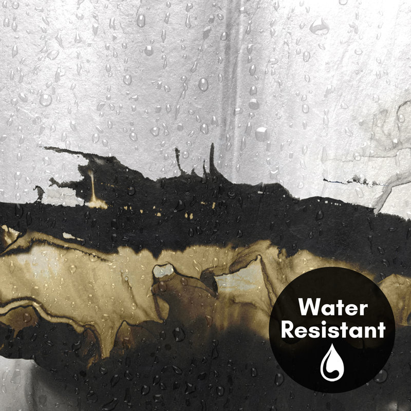 The Twillery Co.® Abstract Shower Curtain Drizzle by PI Creative Art ...