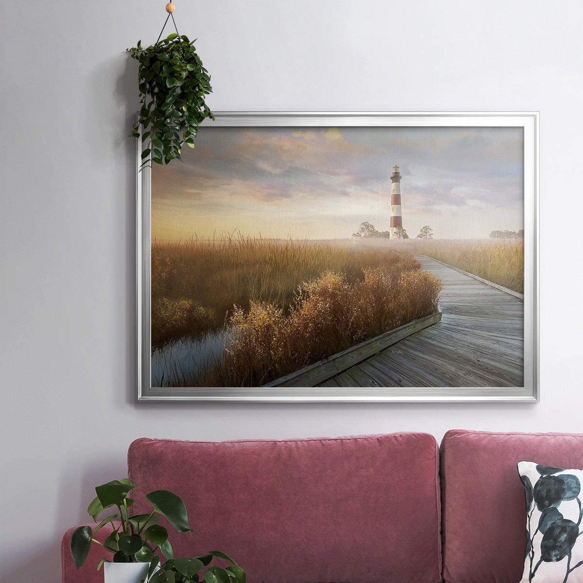 Breakwater Bay Private Path I Framed On Canvas Print | Wayfair