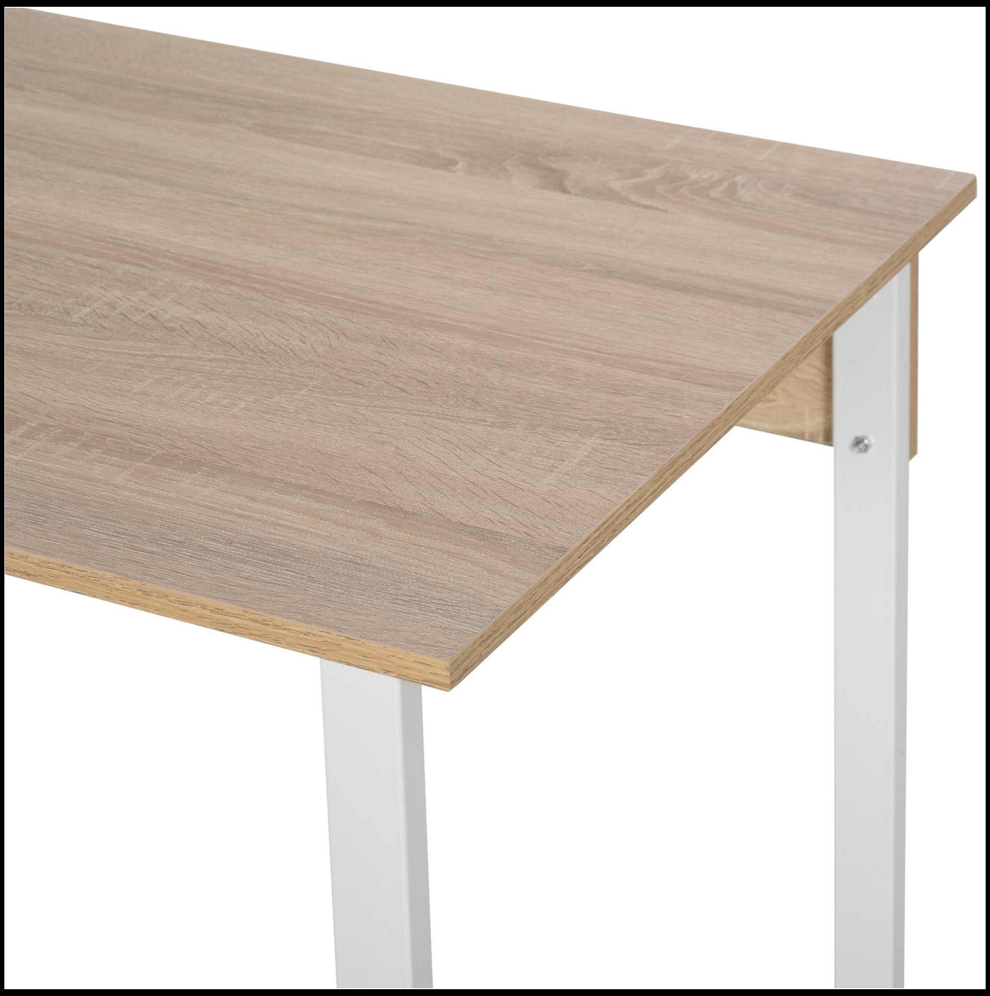 Latitude Run® Double Workstation Computer Desk with Storage Shelves ...
