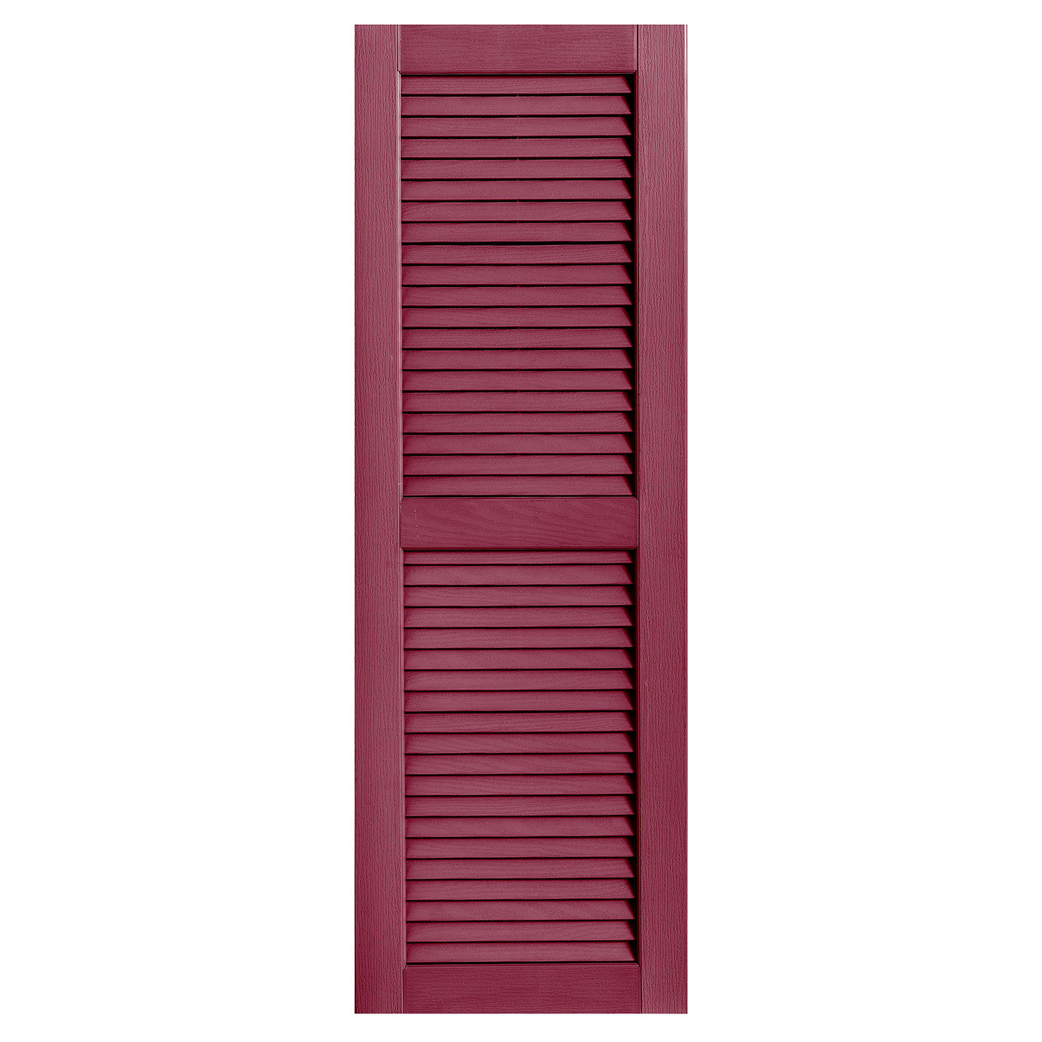 Alpha Shutters Straight Top Open Louver Shutters Pair & Reviews | Wayfair