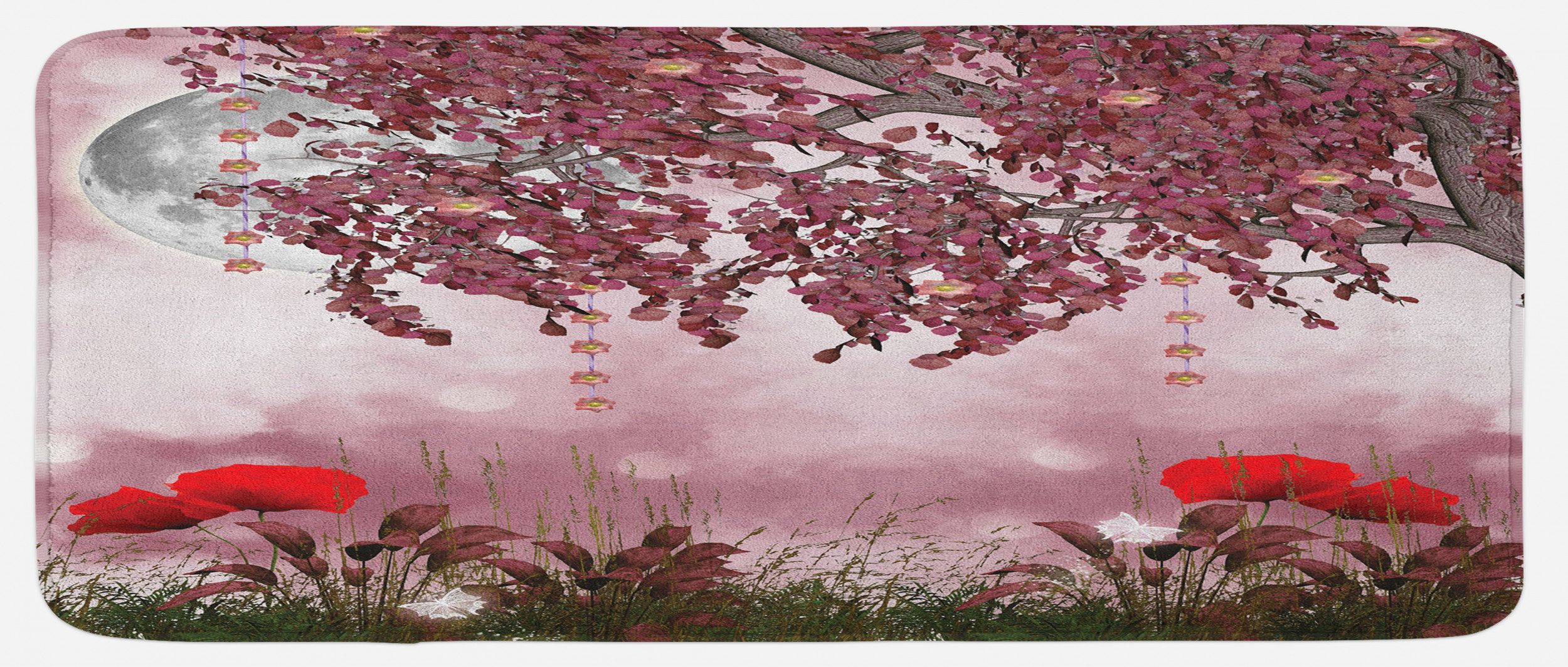 East Urban Home Poppy Kitchen Mat | Wayfair