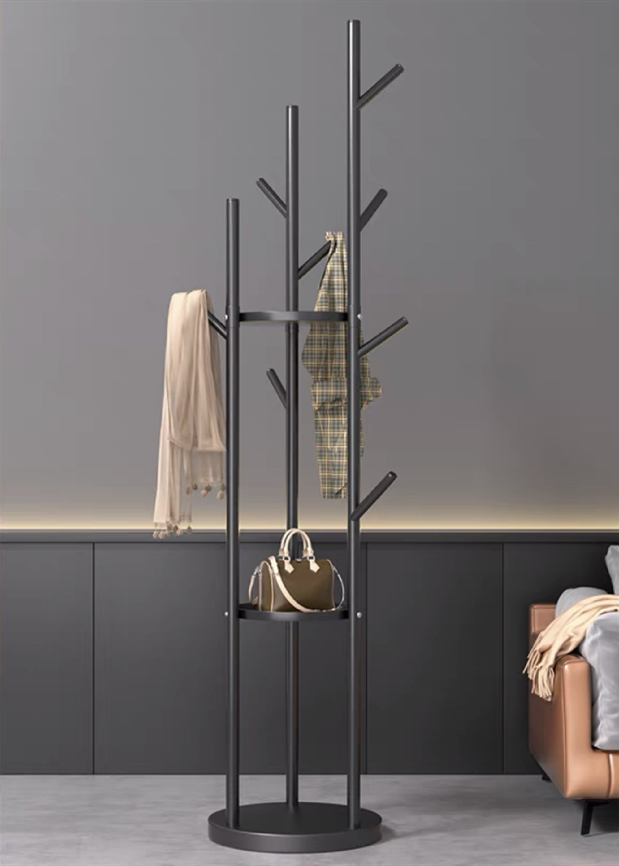 Rebrilliant Coster 12.6'' Metal Clothes Rack | Wayfair