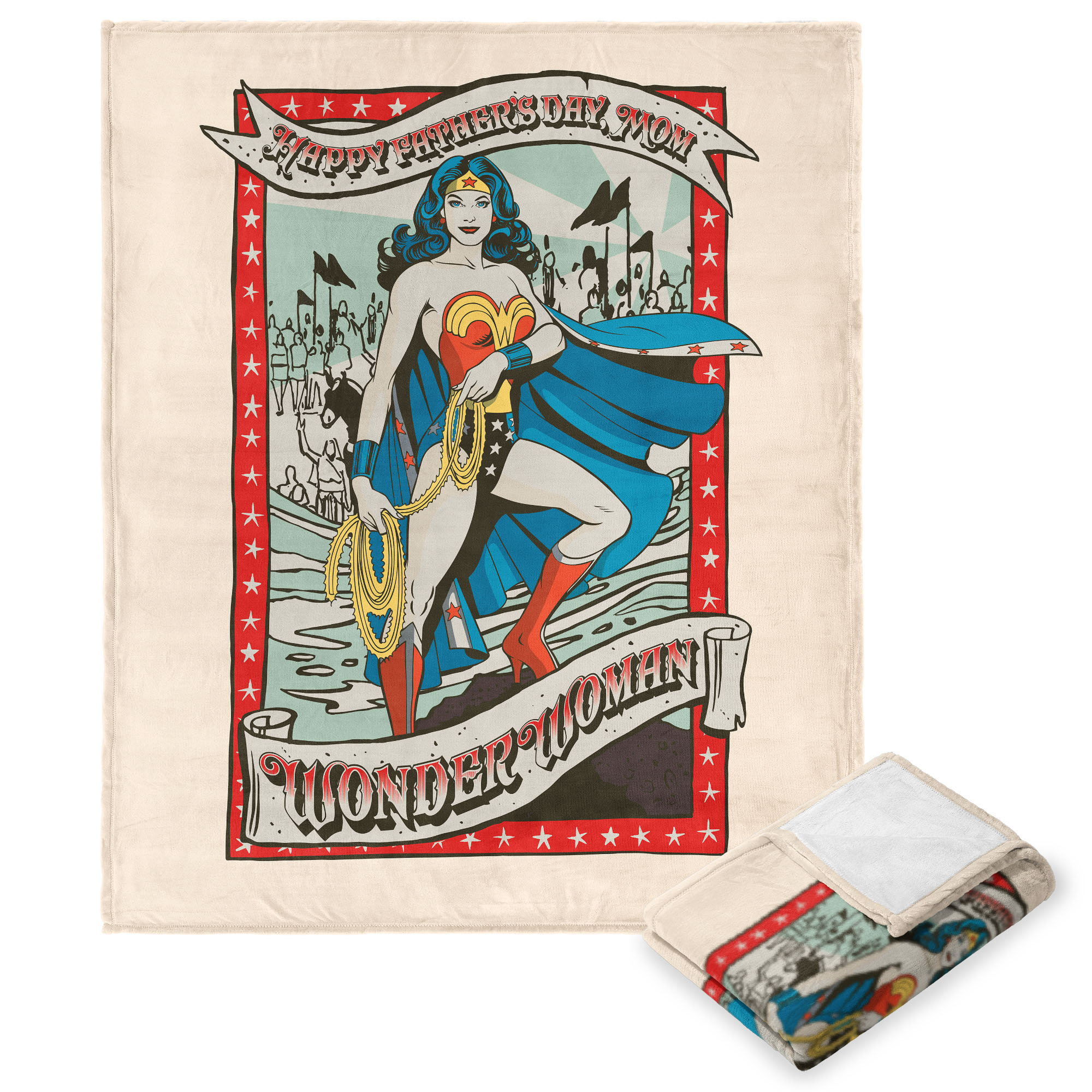 Northwest WB Wonder Woman Wonder Mom Silk Touch Throw | Wayfair