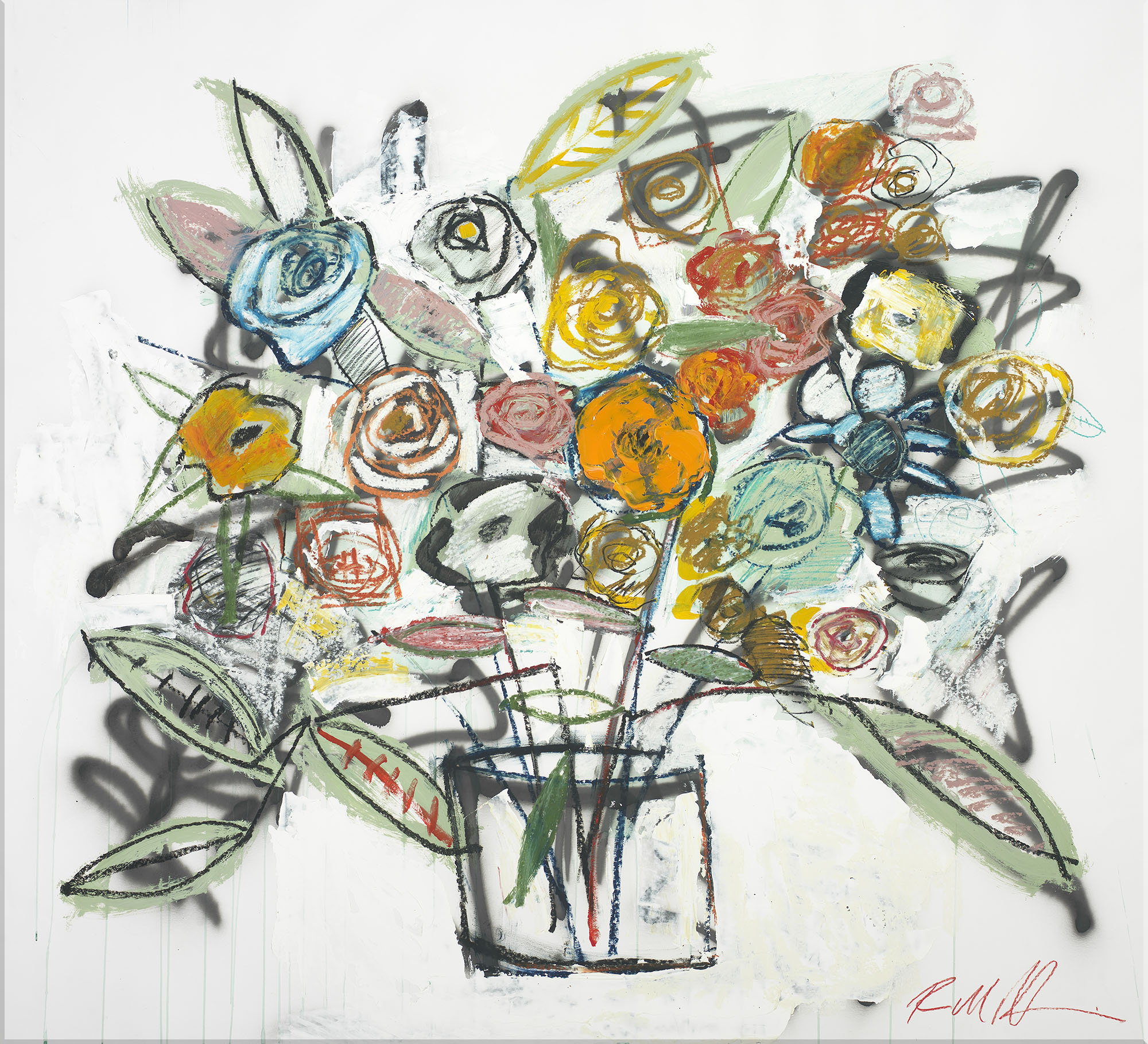 RFA Decor The Flower by Robert Robinson - Wrapped Canvas Painting ...