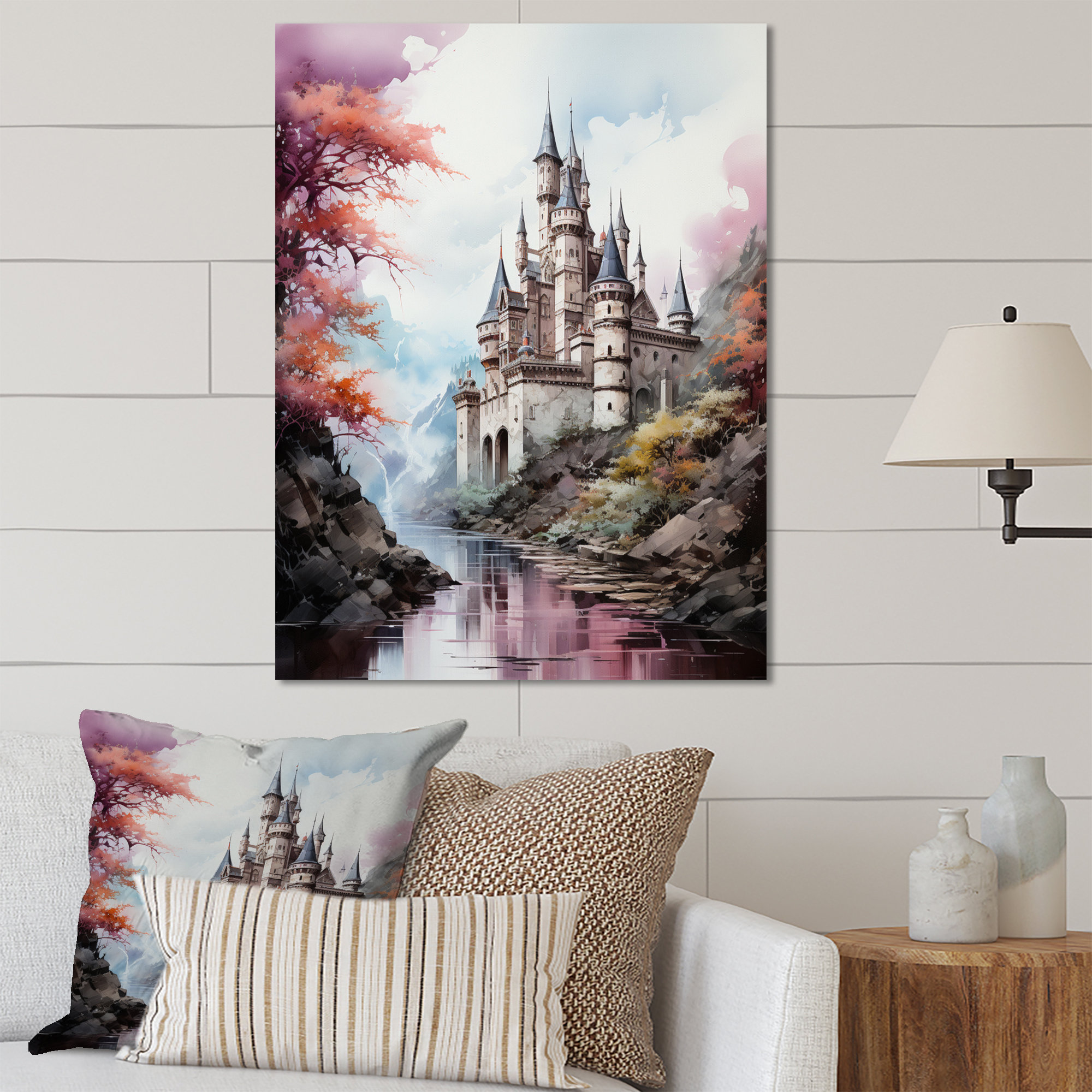 Winston Porter Castles Enchanted Stronghold V - Cityscapes Metal Wall ...