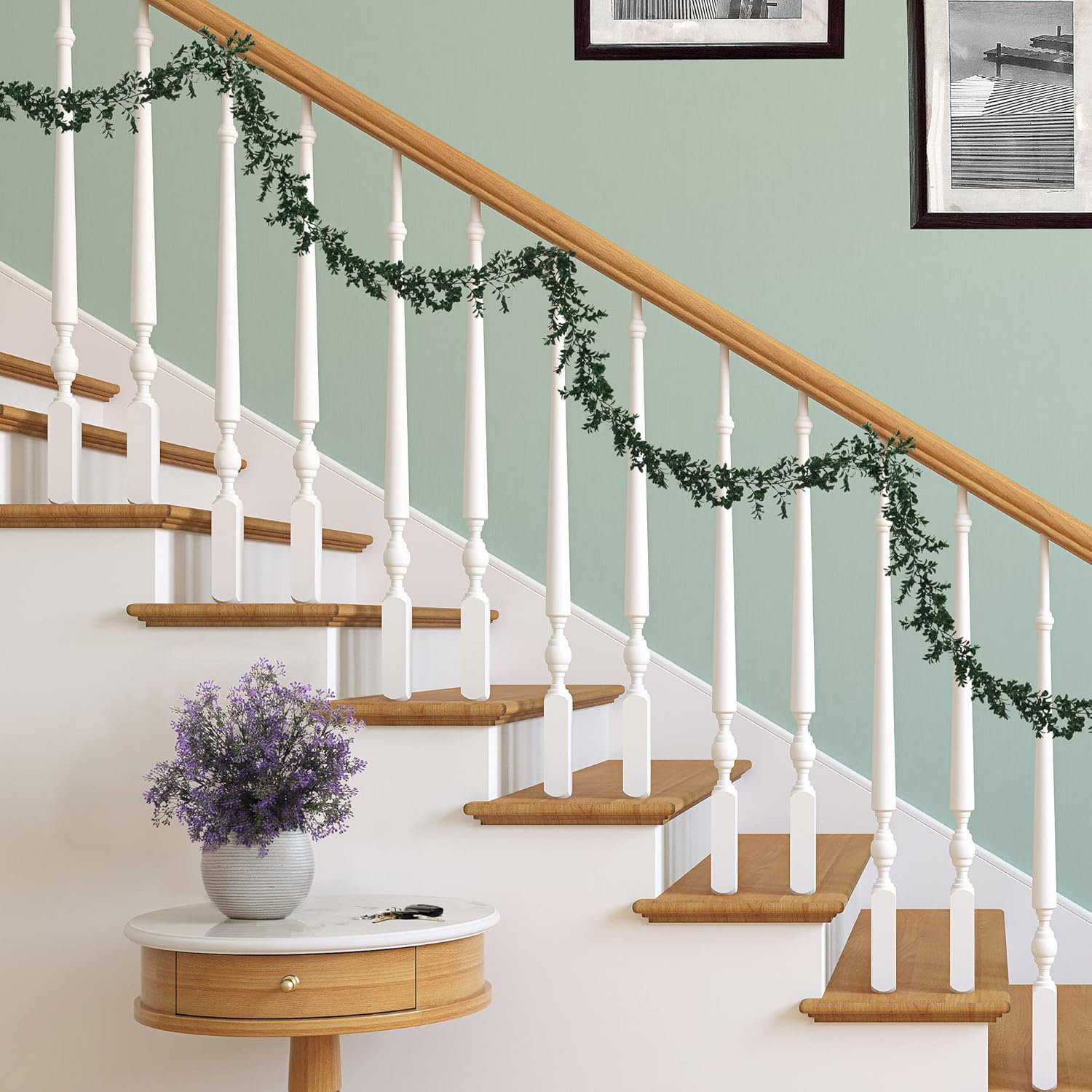 The Holiday Aisle® 6' Tall Garland | Wayfair