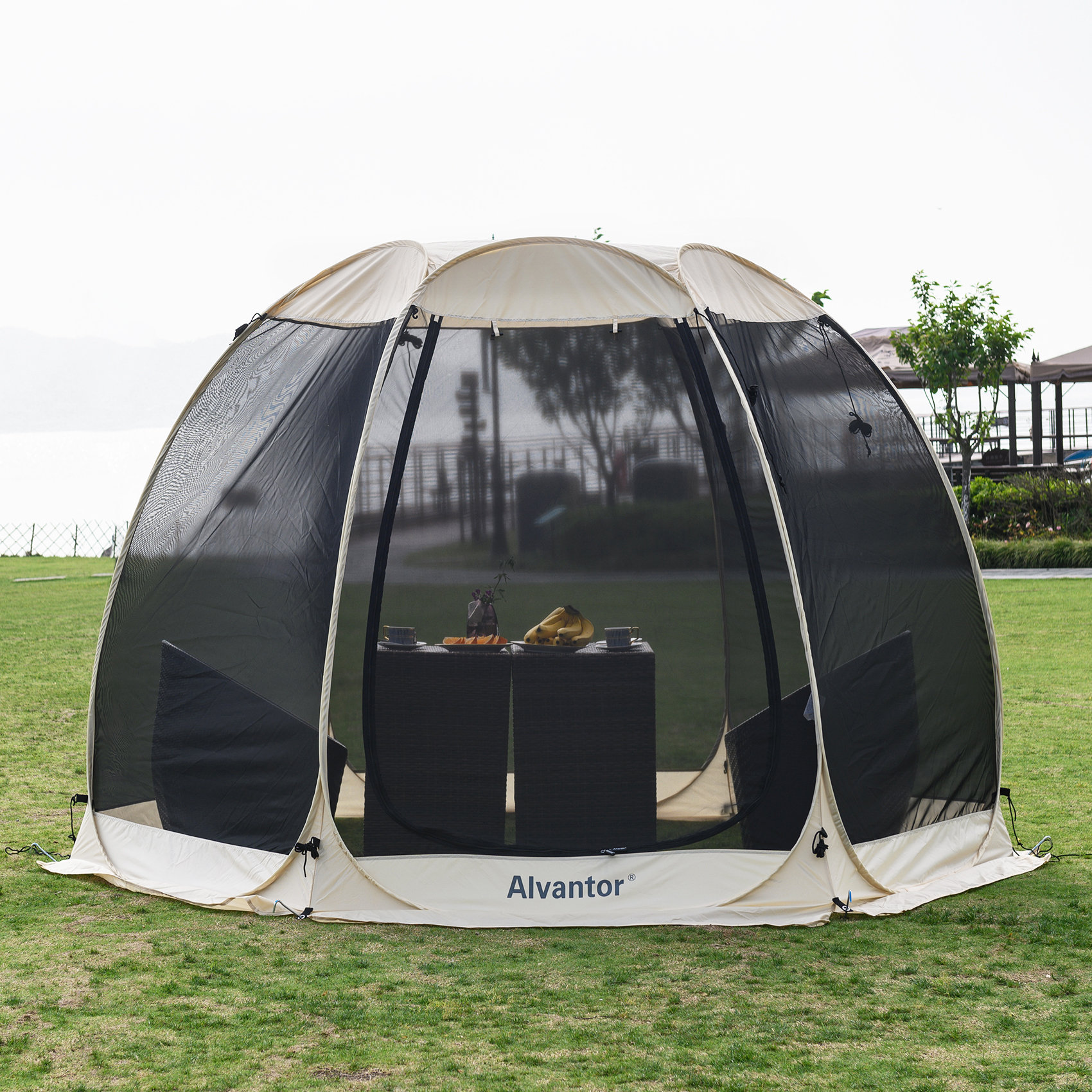Alvantor Pop-Up Canopy Screen Tent Screen House Patio Gazebo ...
