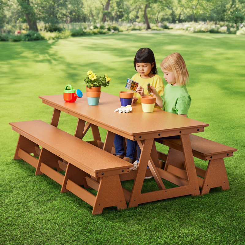 Jonti-Craft EverPlay ™ Large Outdoor Bench | Wayfair