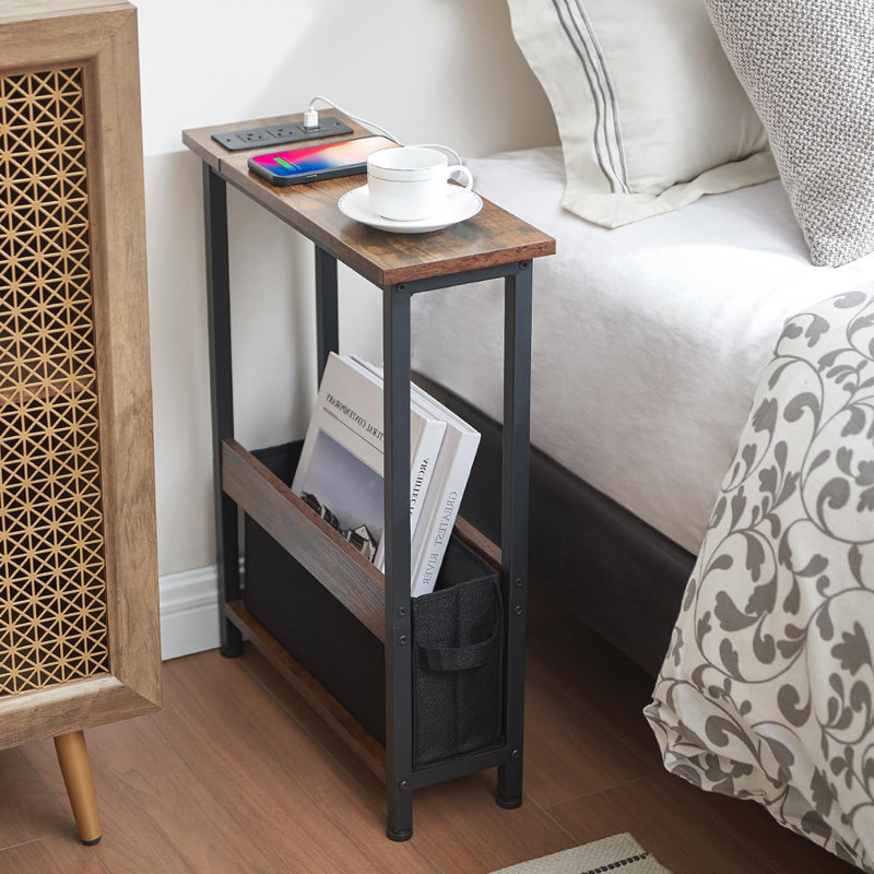 17 Stories Gaute Metal Nightstand | Wayfair