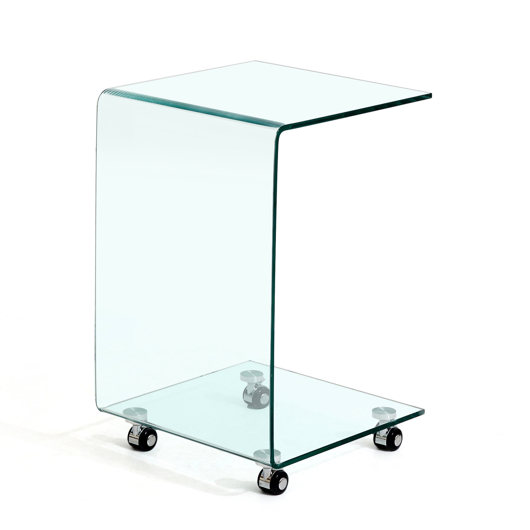 George Oliver Transparent Retail Establishment Side Table - Increases ...