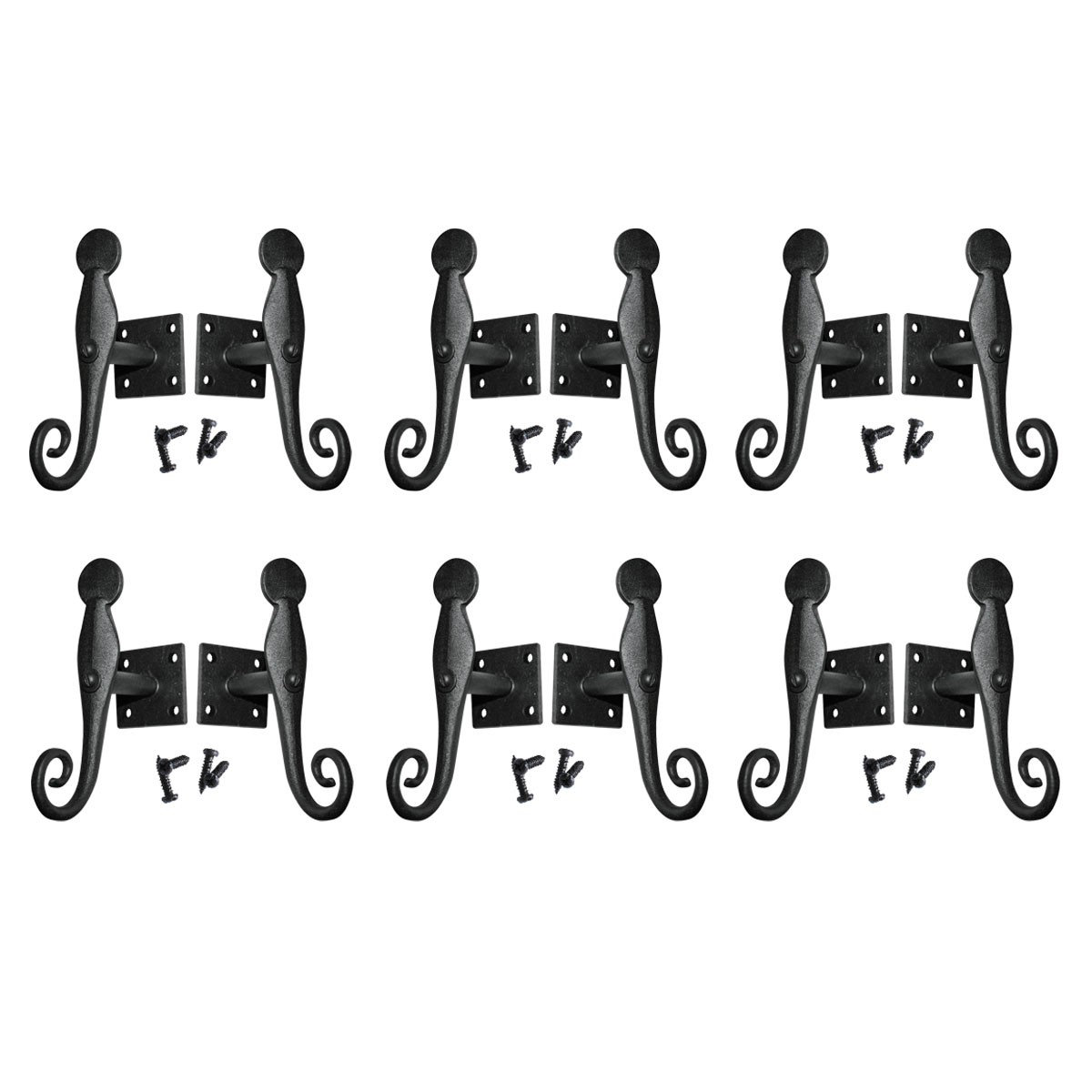 The Renovators Supply Inc. Shutter Dog Rat Tail Hand Forged Accessory ...