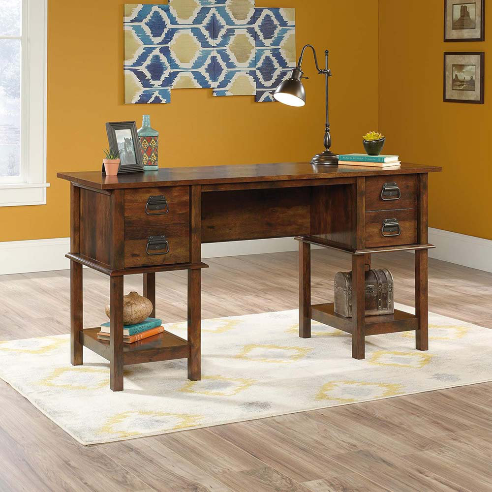 Darby Home Co Curado Cherry Finish Computer Desk - Wayfair Canada