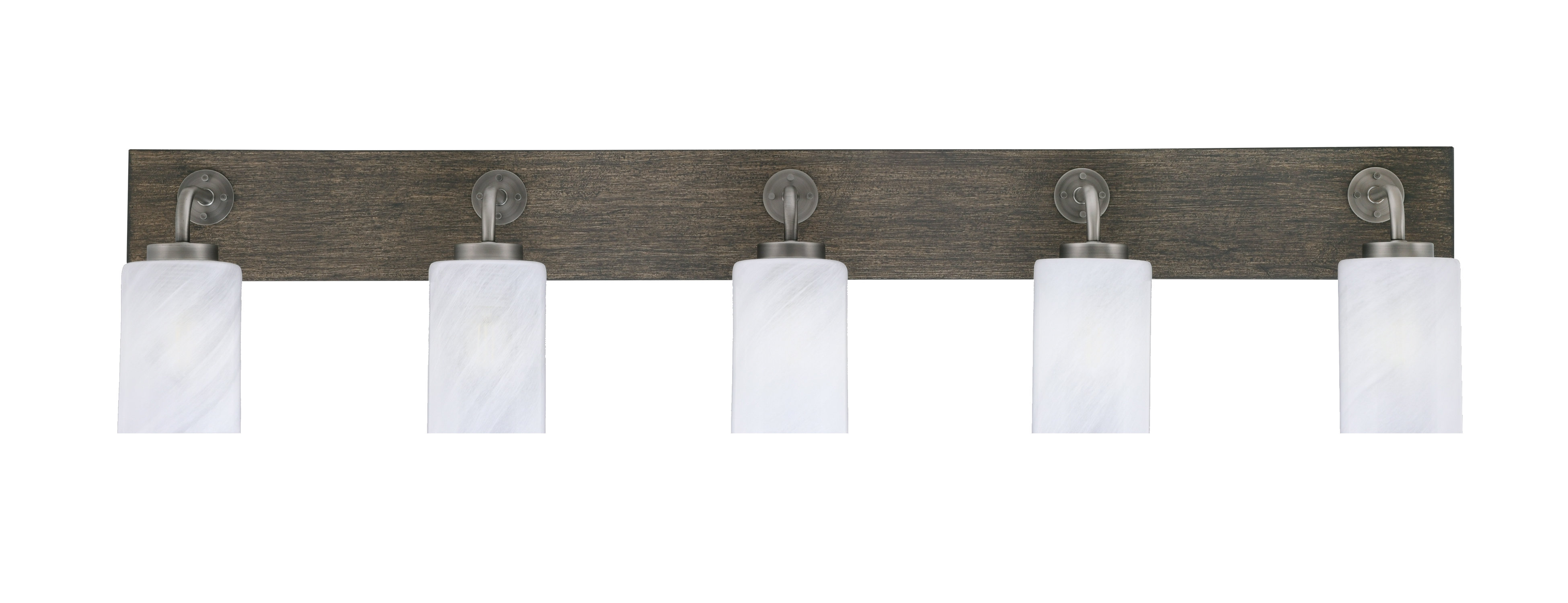 Longshore Tides Oxbridge 5 Light Bath Bar Shown With 4" Glass | Wayfair