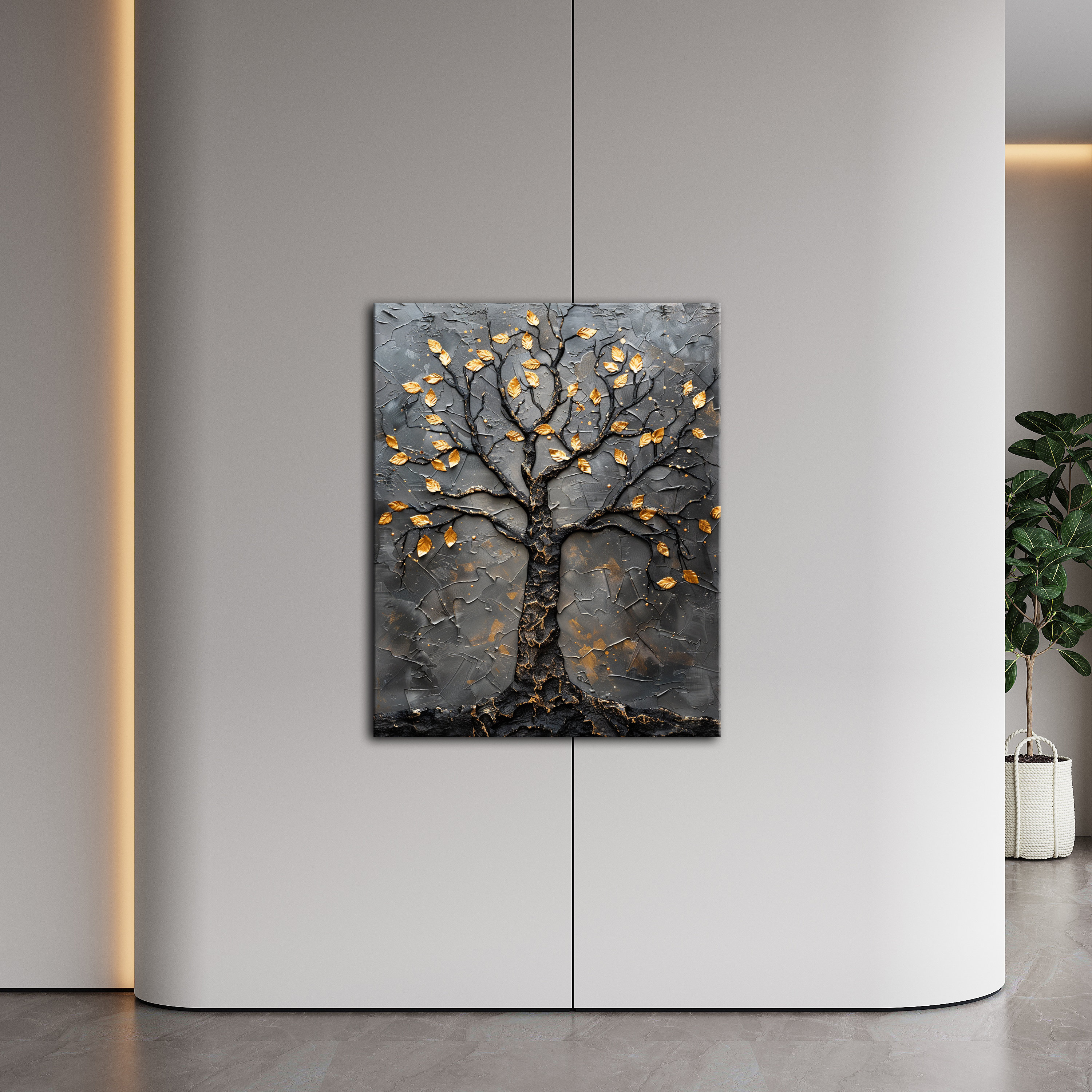Winston Porter Golden Tree with Dim Rhyme? (24 "x16" customizable) by ...