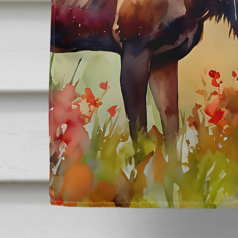 Caroline's Treasures Moose House Flag | Wayfair