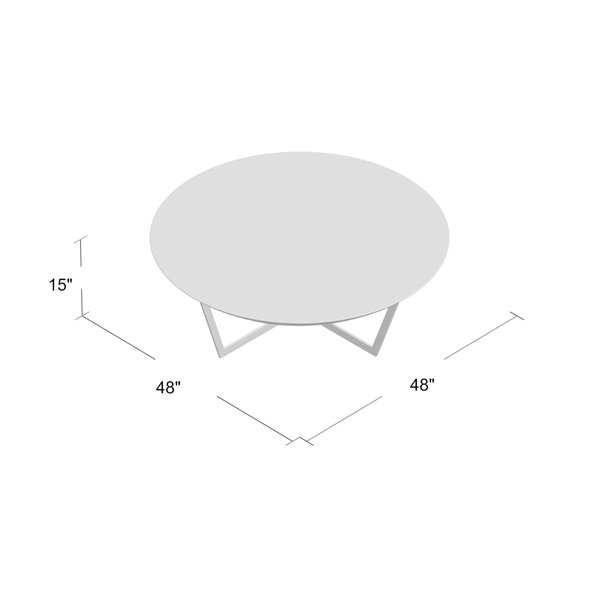 Wade Logan® Simonton Cross Legs Coffee Table & Reviews | Wayfair