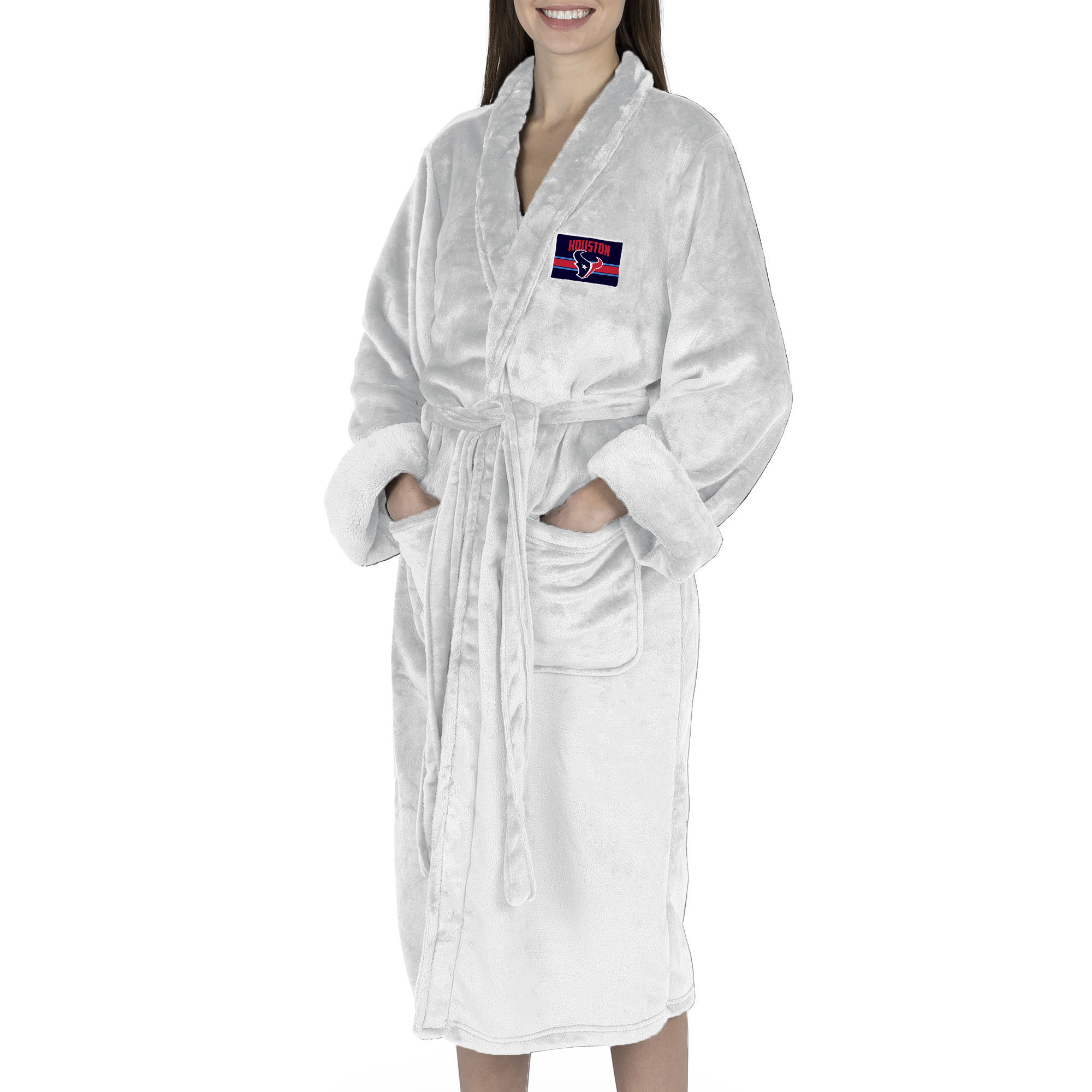Canora Grey NFL Houston Texans Rollout Silk Touch Robe, Sport Fan ...