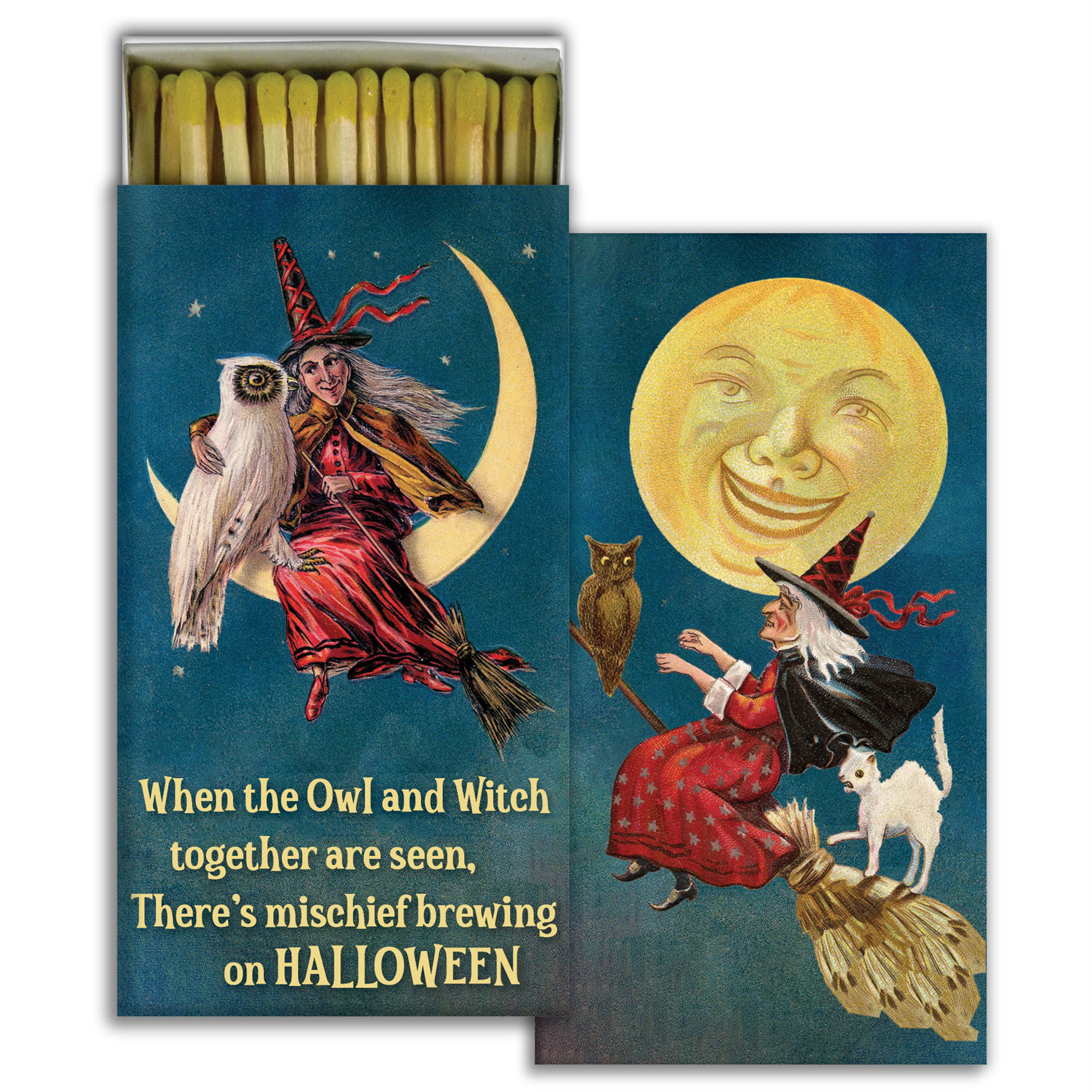 HomArt Matches - Witch & Owl | Wayfair