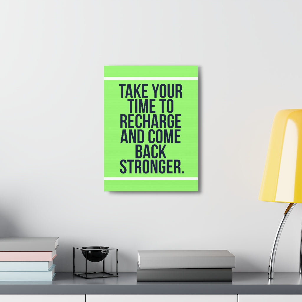 Trinx Inspirational Wall Art Recharge And Come Back Motivation Wall ...