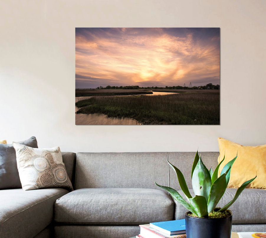 East Urban Home Low Country Sunset I by Danny Head - Wrapped Canvas ...