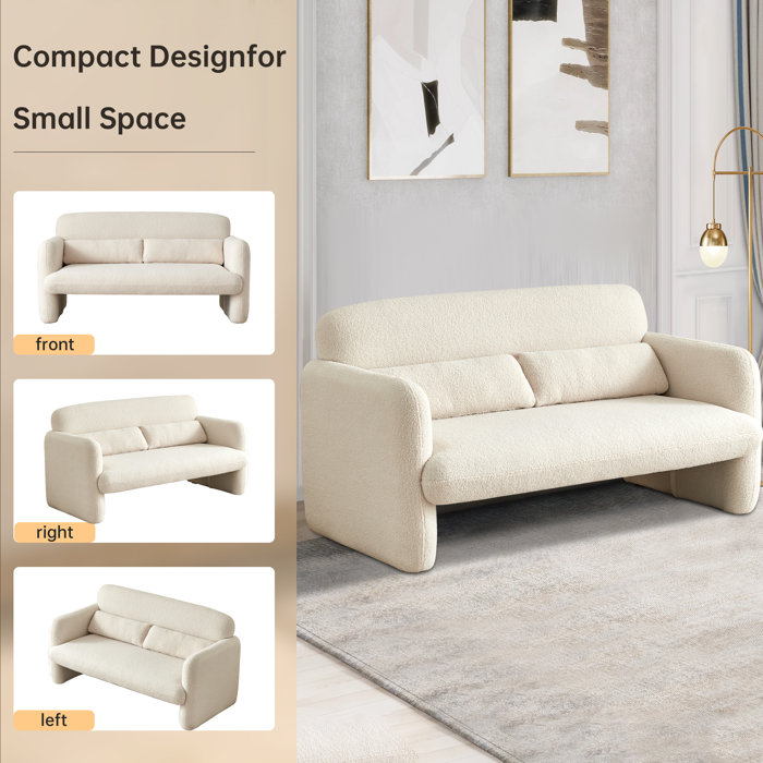 Ebern Designs Petruna 59.06'' Upholstered Sofa & Reviews | Wayfair