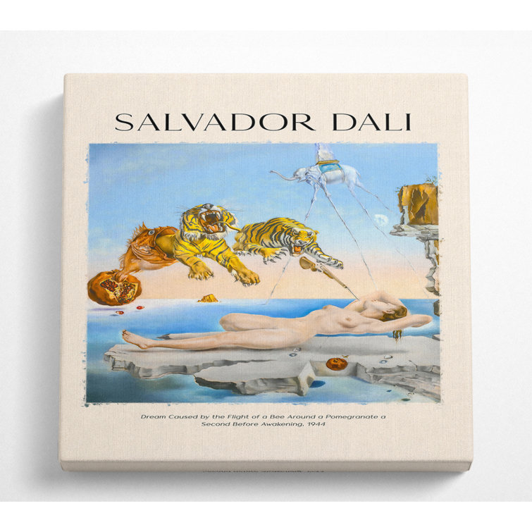 Happy Larry Dream Caused by the Flight of a Bee by Salvador Dali Square ...