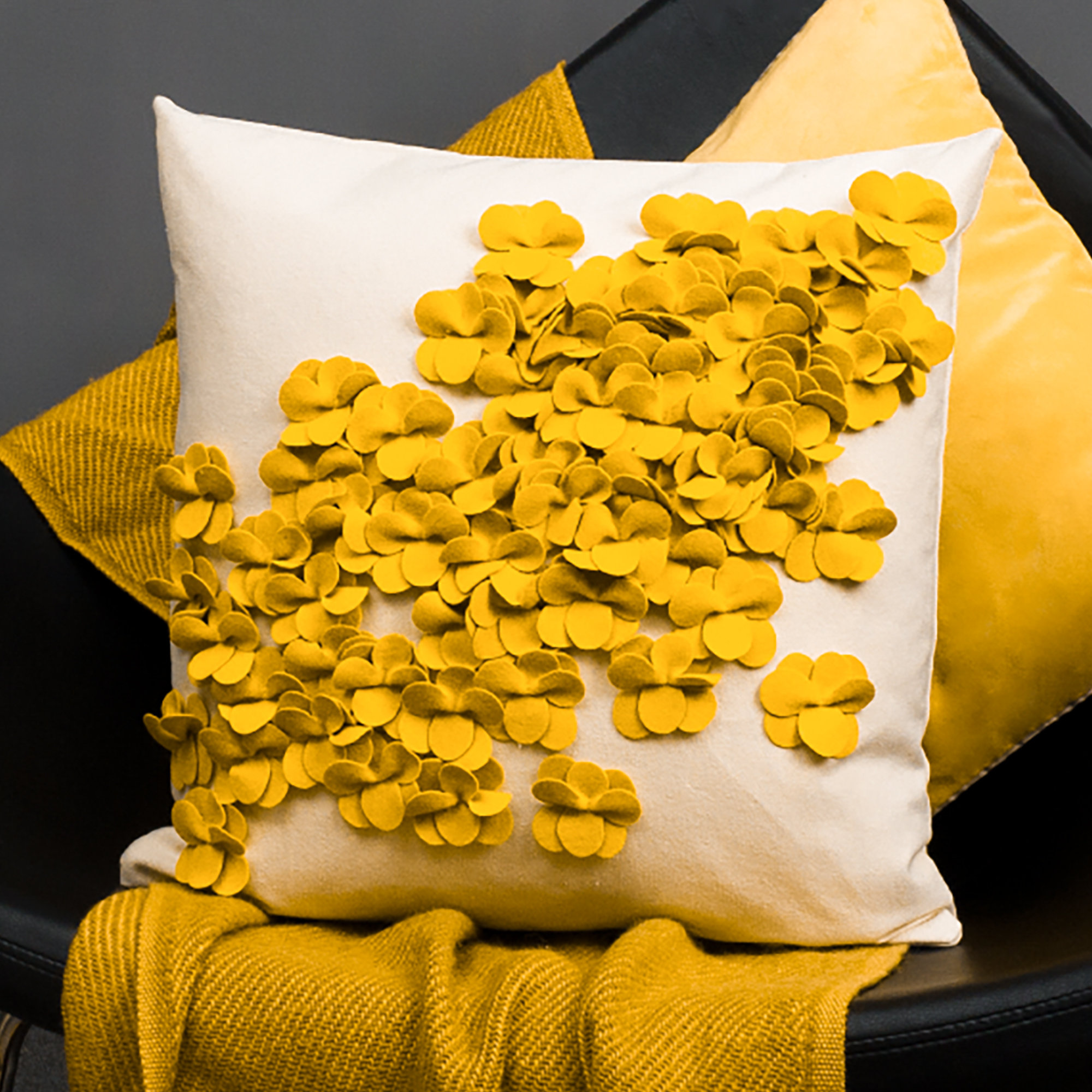 JWH Decorative Floral Throw Pillow Cover Couch Farmhouse | Wayfair