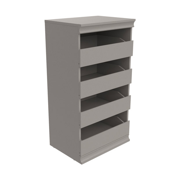 ClosetMaid Modular Storage 21.38" W Drawer Unit with 4 Drawers et ...