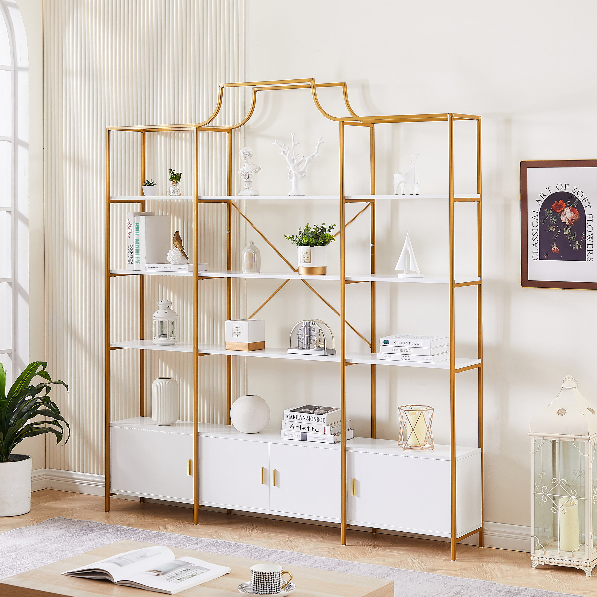 Everly Quinn Modern Style Bookcase | Wayfair
