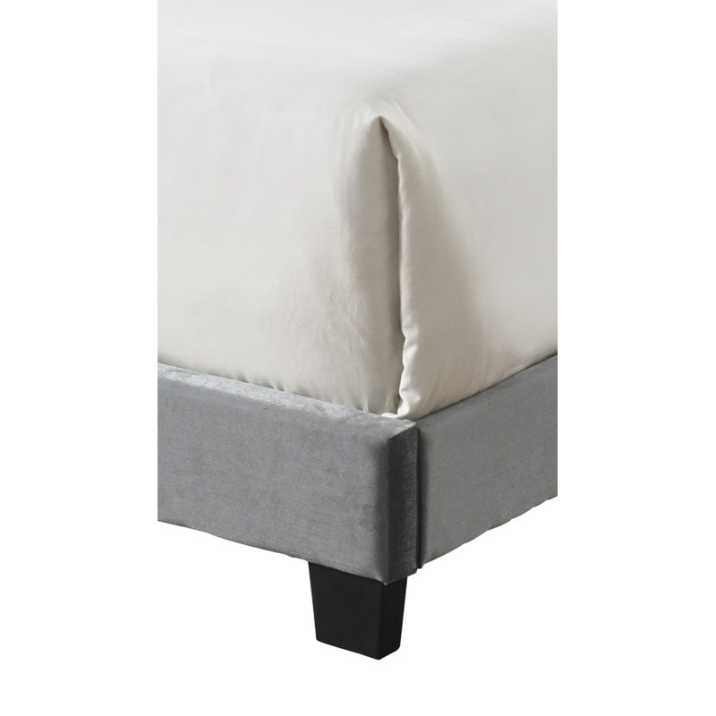 Ebern Designs Shelby Channel Tufted Wingback Bed Upholstered Bed | Wayfair