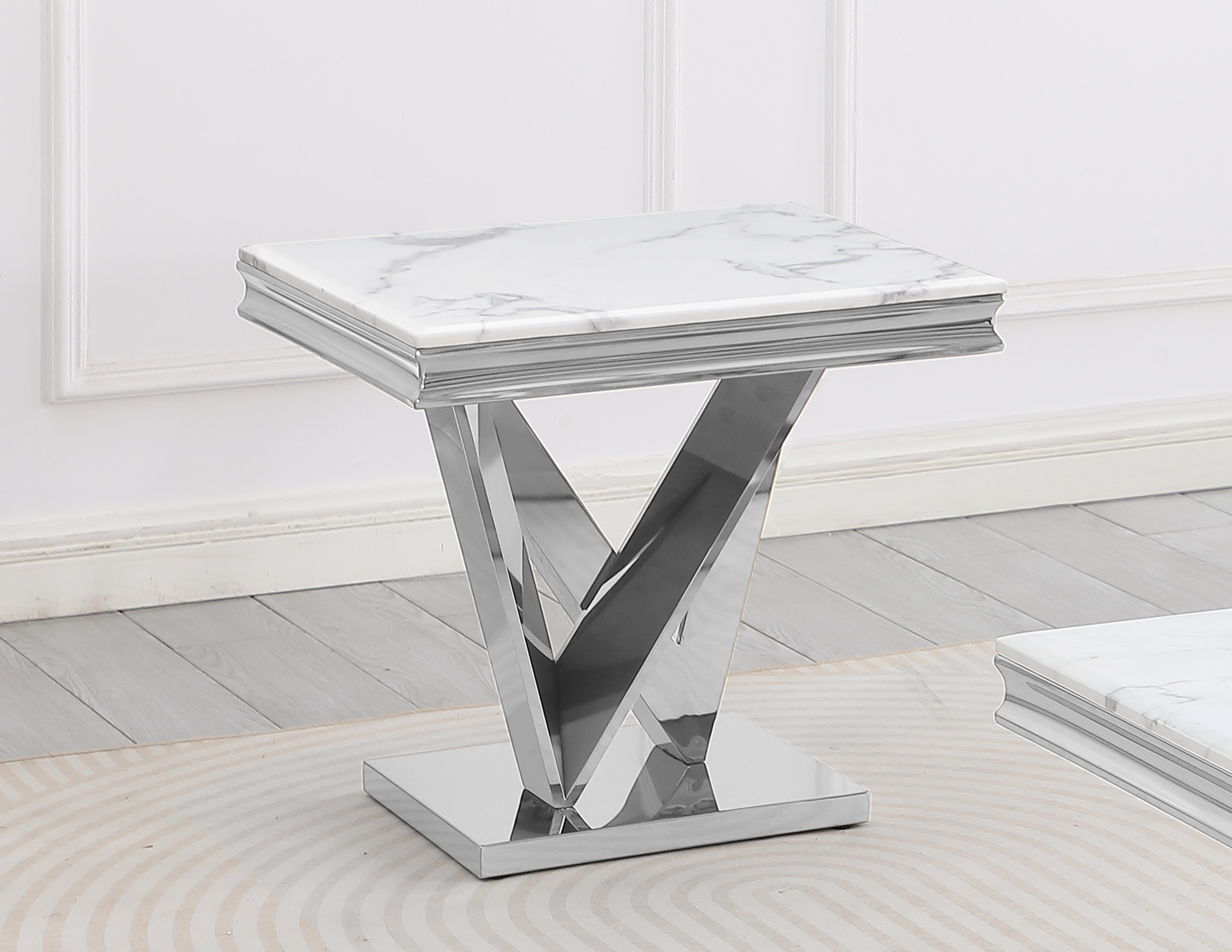 Willa Arlo™ Interiors Stone Marble Square End Table - Wayfair Canada