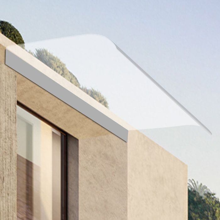 DENFER Slope Window Awning in Clear & Reviews | Wayfair