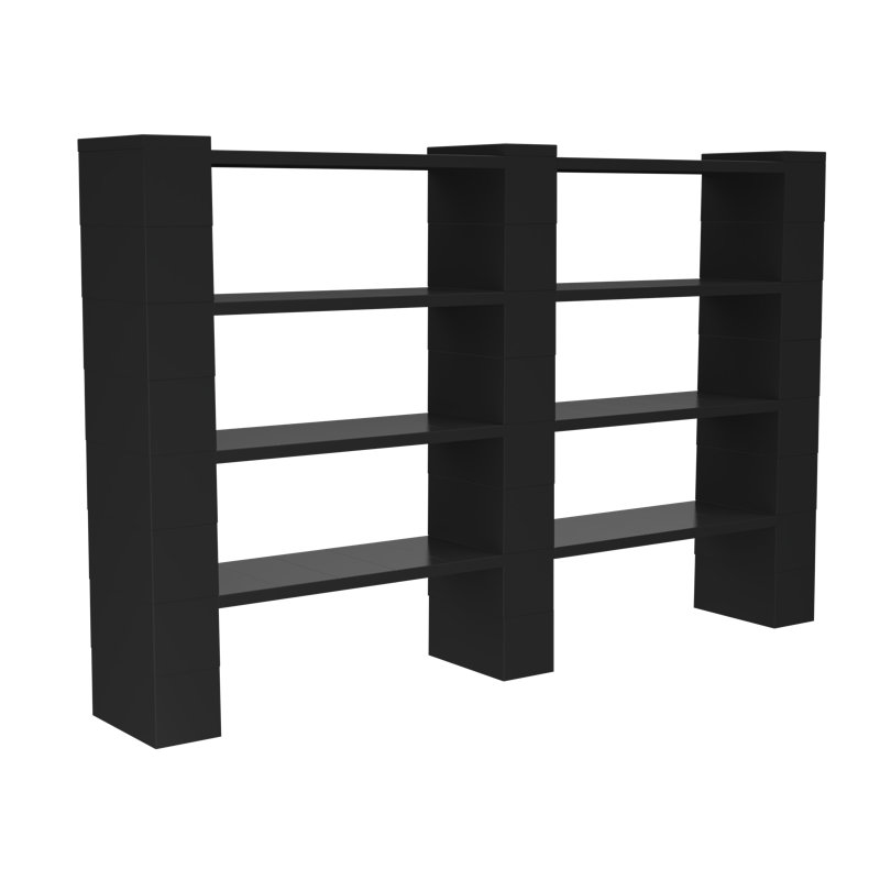 Versare EverBlock 4 Level Double Shelving Kit | Wayfair