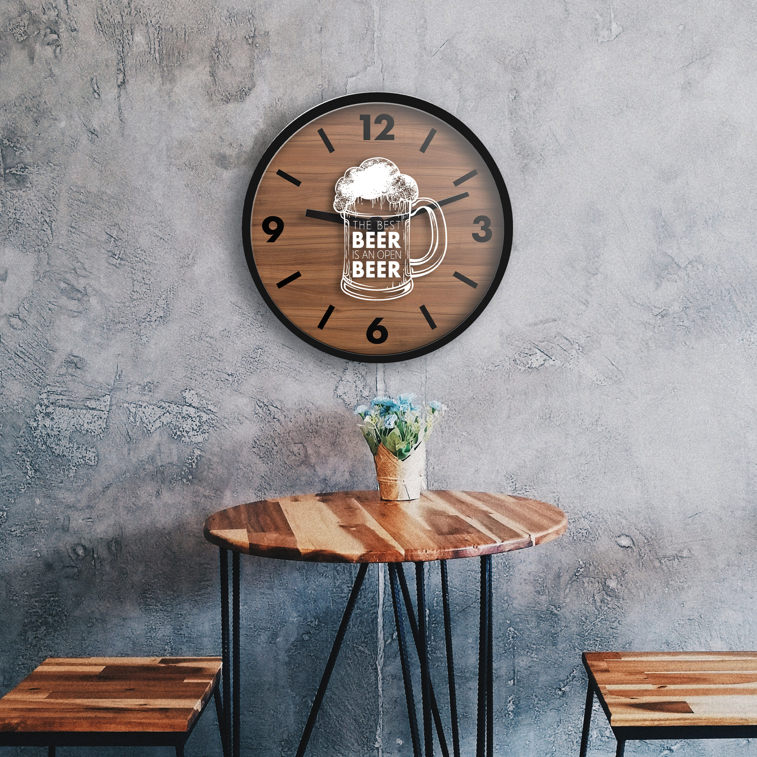 Latitude Run® 291FEA6F756F42E08ED4D3A0A74DF4C1- Westclox 16" Beer Wall ...