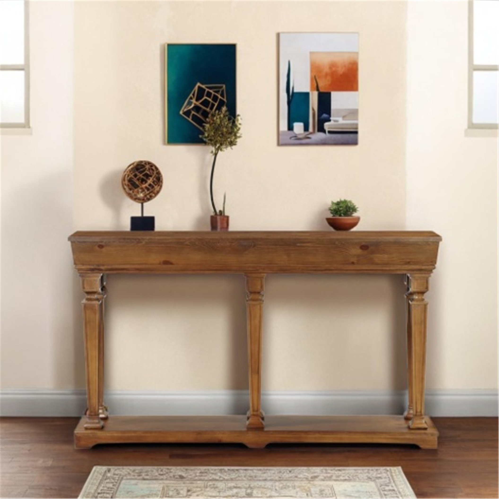 Millwood Pines Charming Console Table with Exquisite Finish and ...
