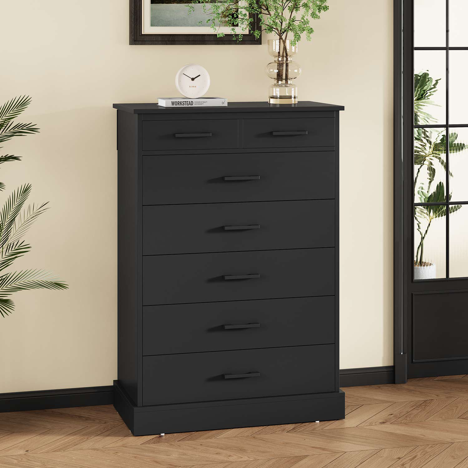 Red Barrel Studio® 7 Drawer Dresser, Tall Dresser For Bedroom With ...