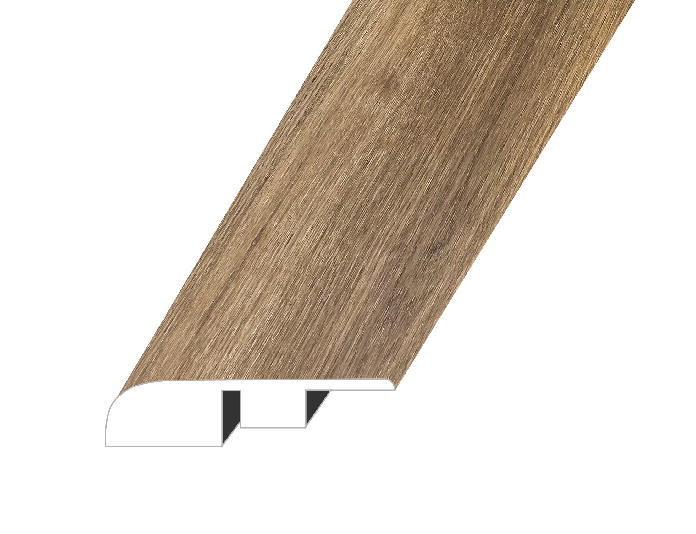 Montserrat Vinyl 0.5" Thick 1.8" Wide 94.5" Length Threshold / End Cap ...