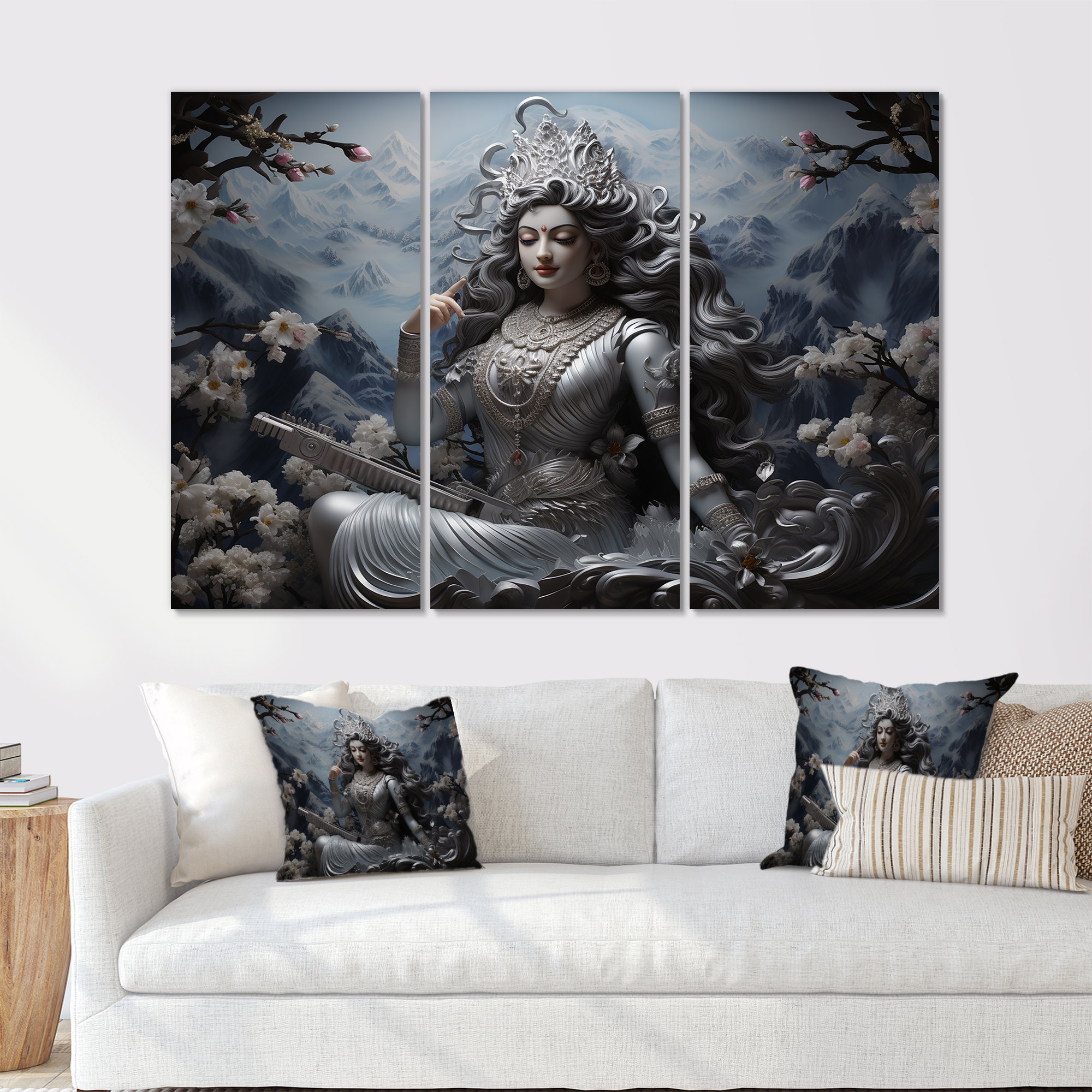 Bungalow Rose Hindu Parvatis Wife Of Shiva - Hinduism Wall Decor Set ...